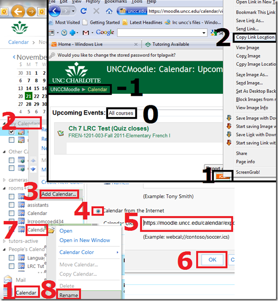 Calendaring: How to view all your Moodle course assignments in ...