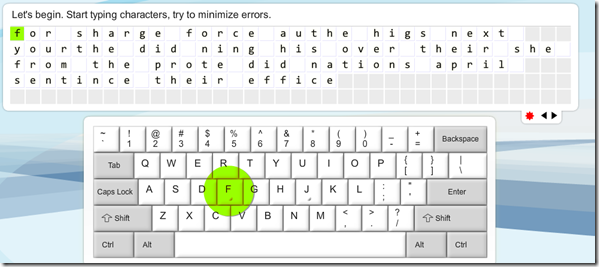 Keyboarding game and Typing tutor for ESL students unfamiliar with ...