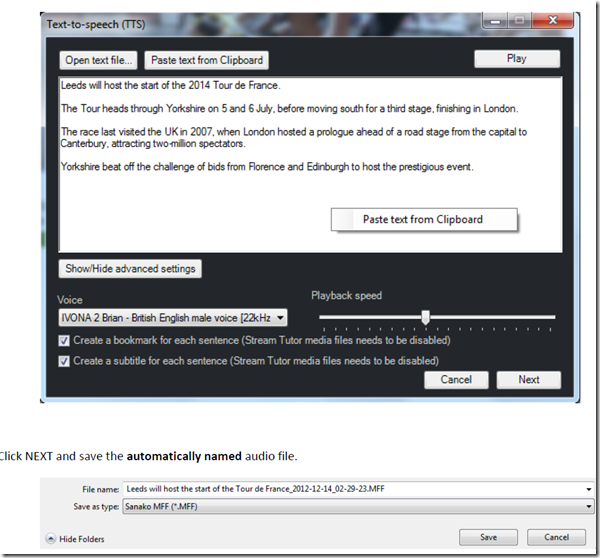 Sanako Study 1200 V6.1 implements text-to-speech with language learner ...